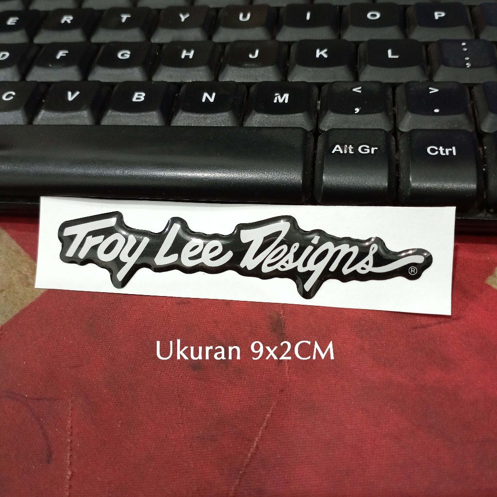 Troy LEE DESIGNS Resin Embossed Sticker Small 3D Lycal Logo Sticker ...