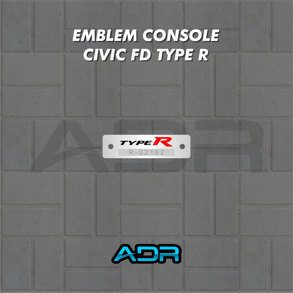 Honda Civic FD FD1 FD2 FD2R Type R Mugen RR Console Emblem | Shopee Malaysia
