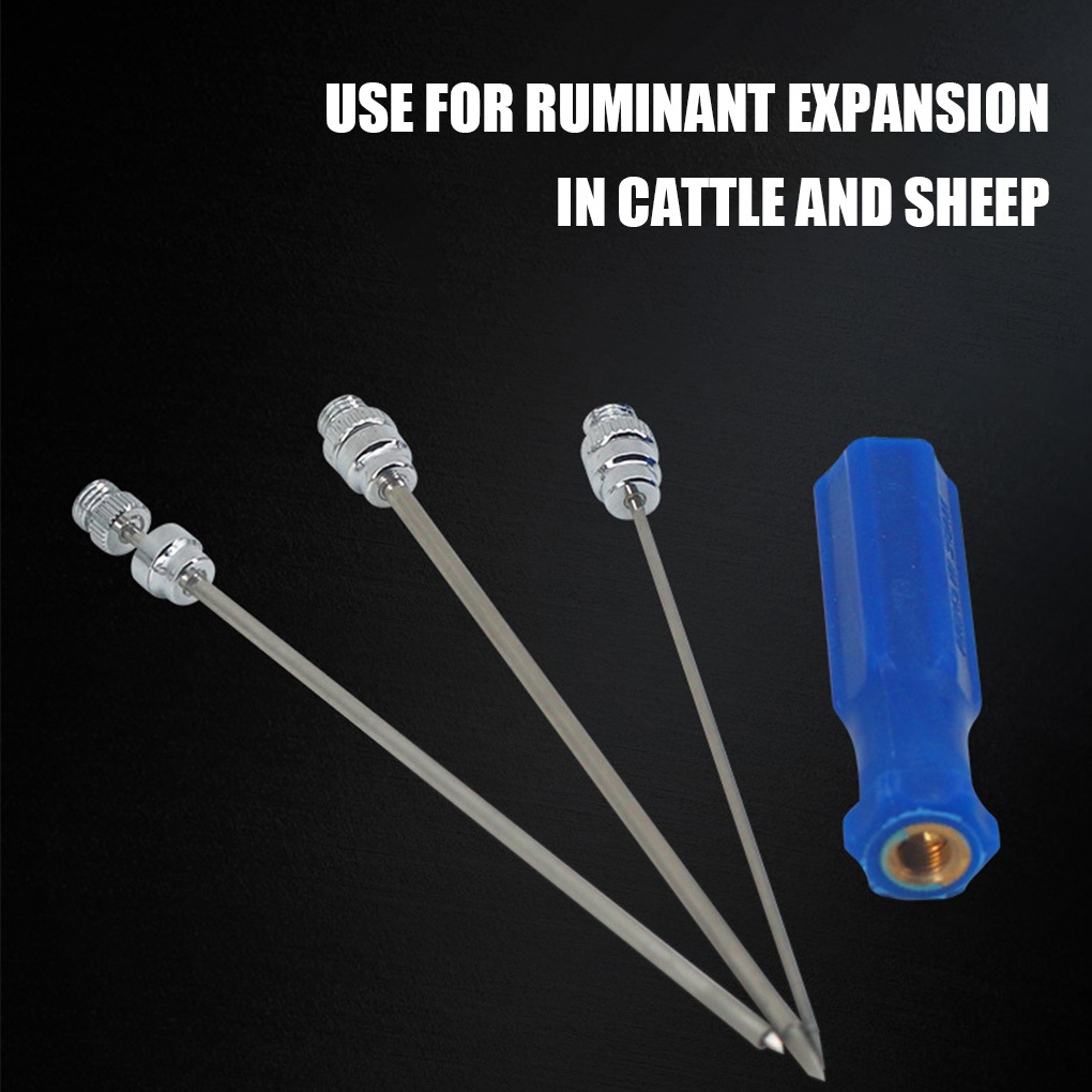 1set cow trocar needles goat trokar needles Stainless cow and sheep ...