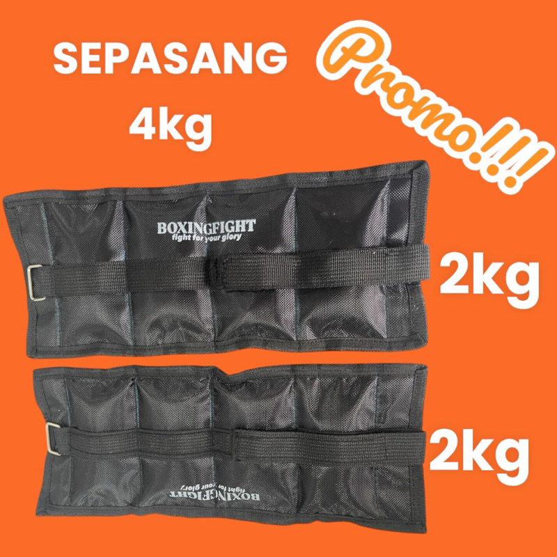Boxingfight A pair of 4kg foot and hand exercise equipment, 4kg leg ...