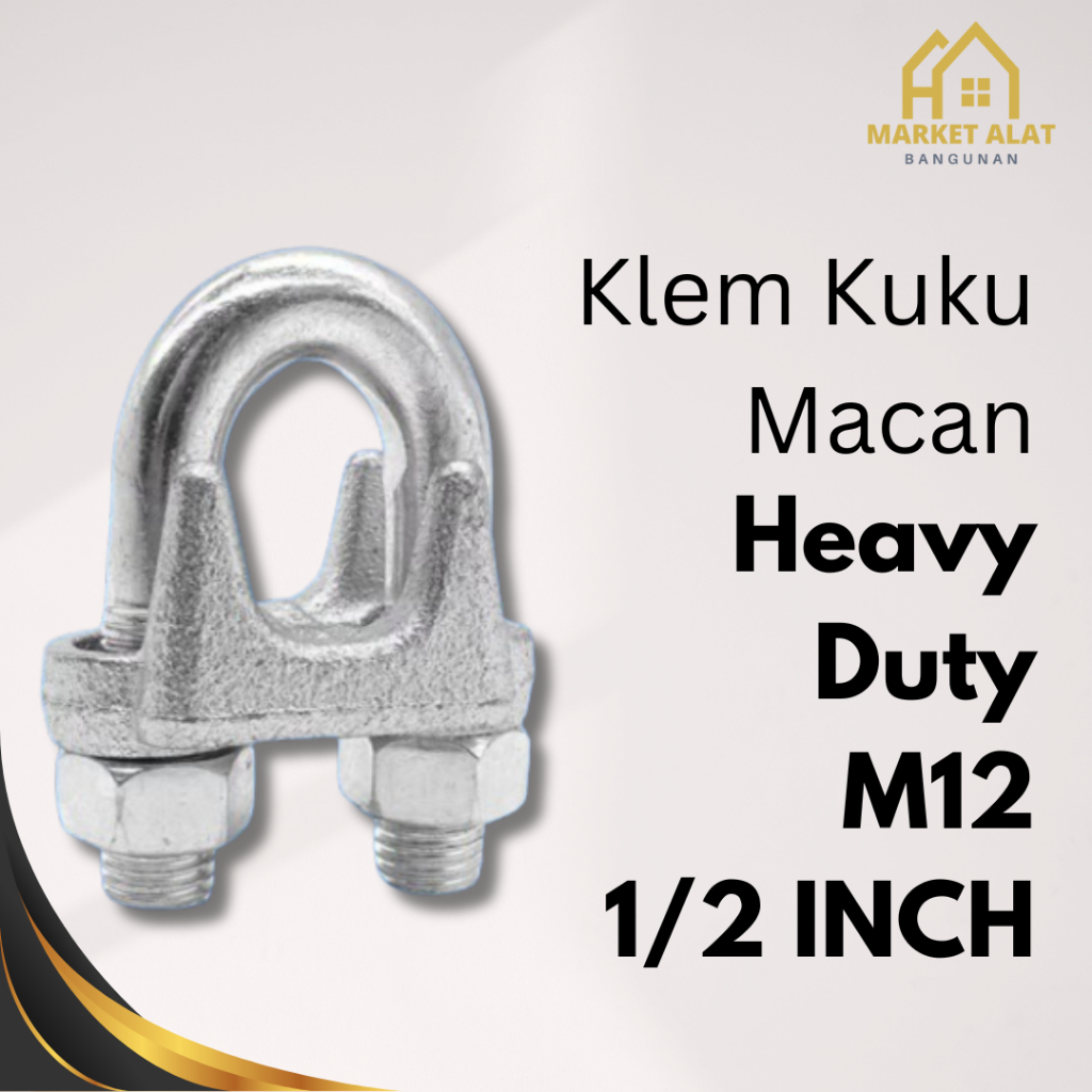 Heavy Duty Thick Interlocking Clamps 12 MM / Tiger Nail Clamps M12 1/2 ...