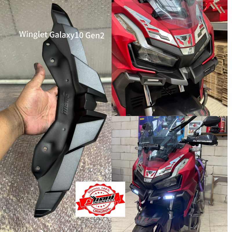 GALAXY10 Gen2 winglet for Honda ADV 160 150 by ghanicustom | Shopee ...