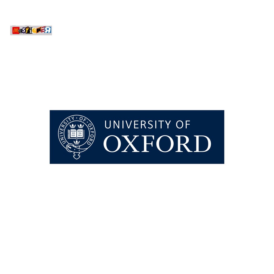 University of oxford logo stickers, college campus stickers | Shopee ...