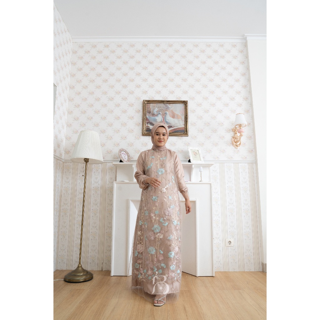Rachel DRESS TILE GARDEN MIX TILE PLAIN LUXURY KONDANGAN DRESS ...