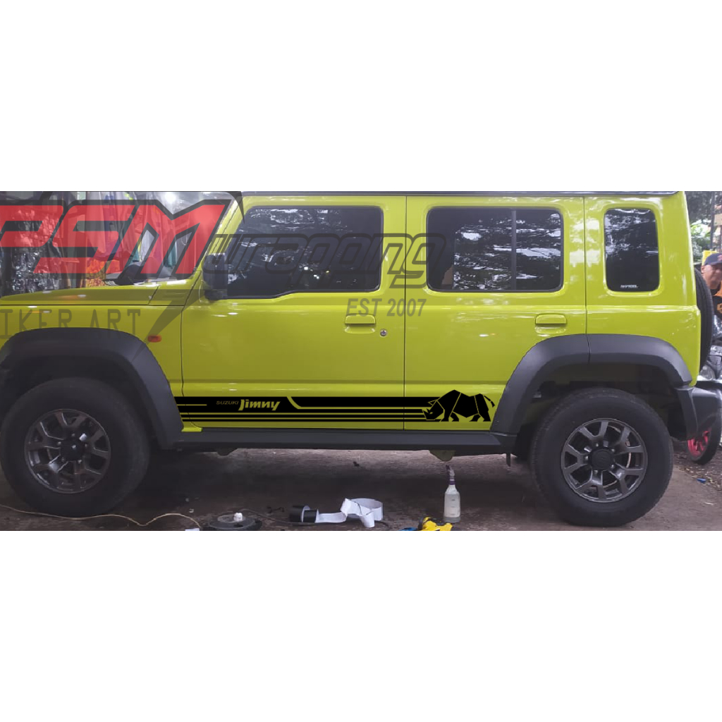 Sticker list side Suzuki jimny long 5 doors all new jimny jimny ...