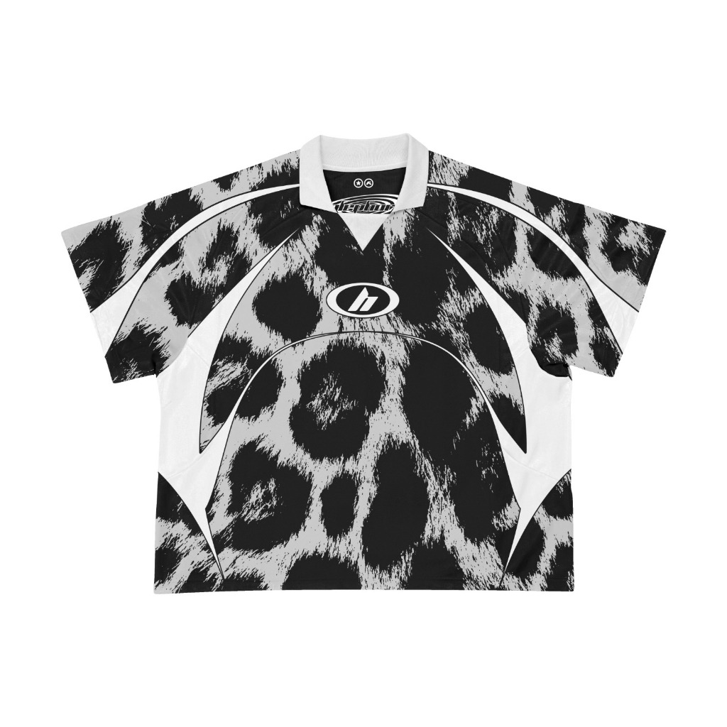 Holephoria - Boxy Wave Leopard Jersey | Shopee Malaysia