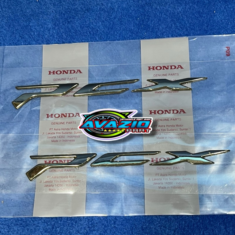 Original gold 3D honda PCX 150 160 embossed logo Emblem | Shopee Malaysia