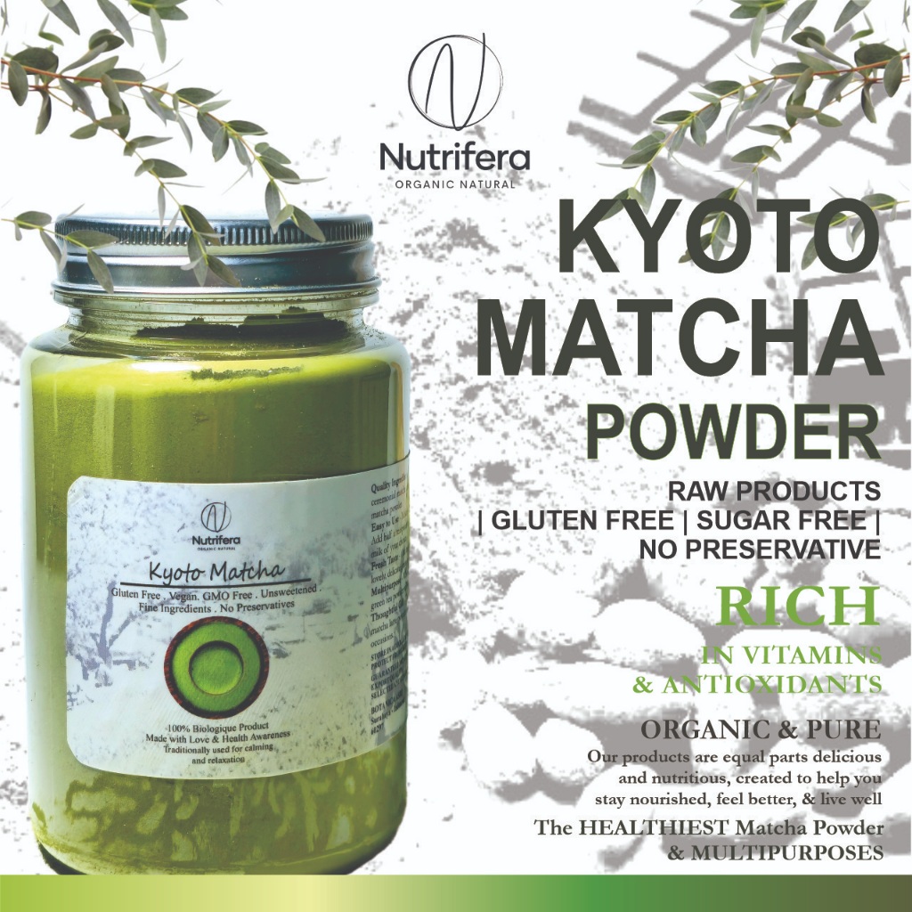 Nutrifera Kyoto Matcha Tea Powder Import Japan/Teh Matcha Powder ...