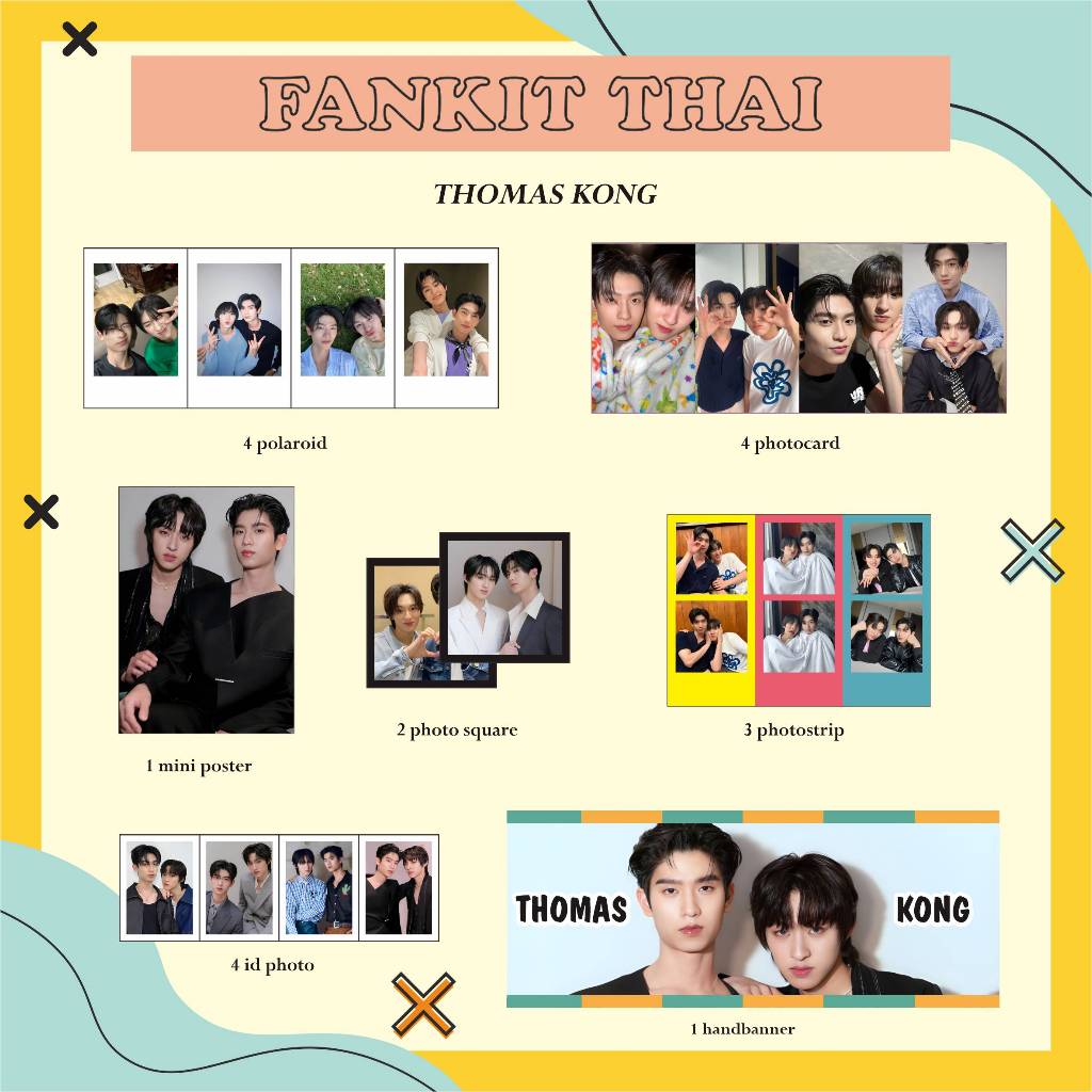 Thai FANKIT (THOMAS - THOMASKONG KONG KONIR) DOFDI polaroid photocard your sky | Shopee Malaysia