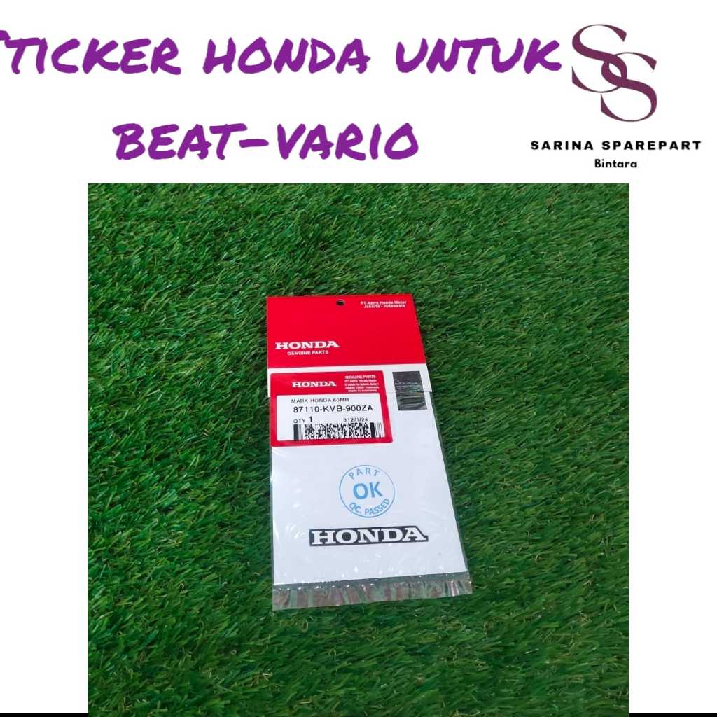 Honda Sticker, Honda Beat Vario Shell and Fender Sticker, Original ...