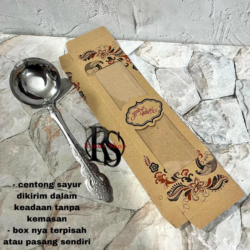 (Contains 100) Stainless Steel Vegetable Ladle Souvenir in Box ...