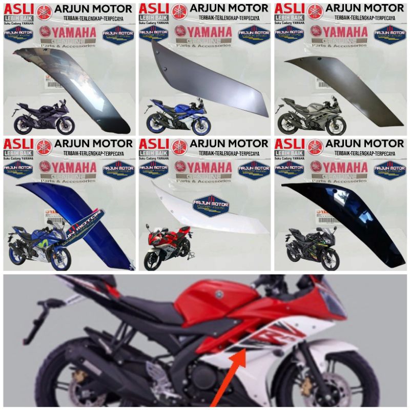 Outer front wing Fairing r15 v2 price (side) original yamaha | Shopee ...