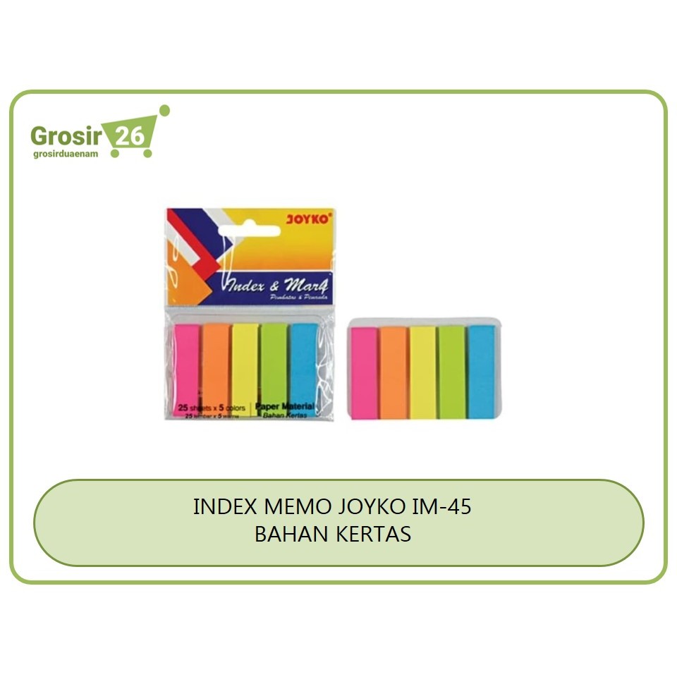(1 Set) index mark / paper marker / bookmark / memo / stick notes joyko ...