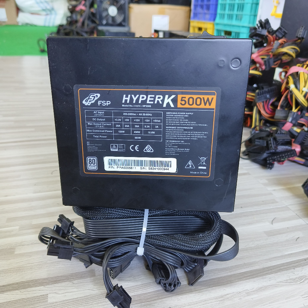 Psu GAMING FSP HYPER-K 500W 80+ PLUS VER2 POWER SUPPLY | Shopee Malaysia