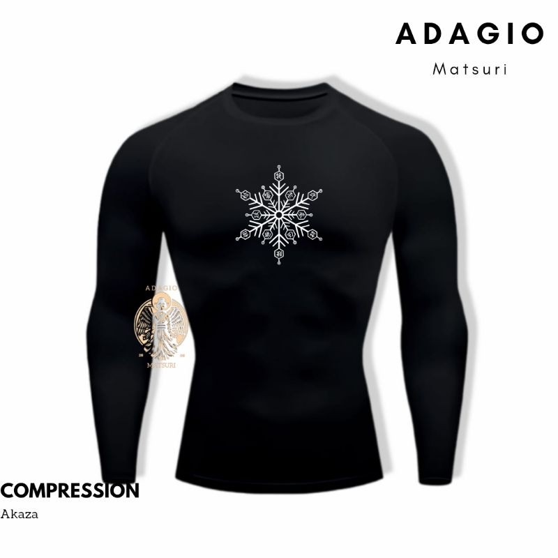 Kimetsu No Yaiba Akaza Long Sleeve Tight Compression Sports T-Shirt ...