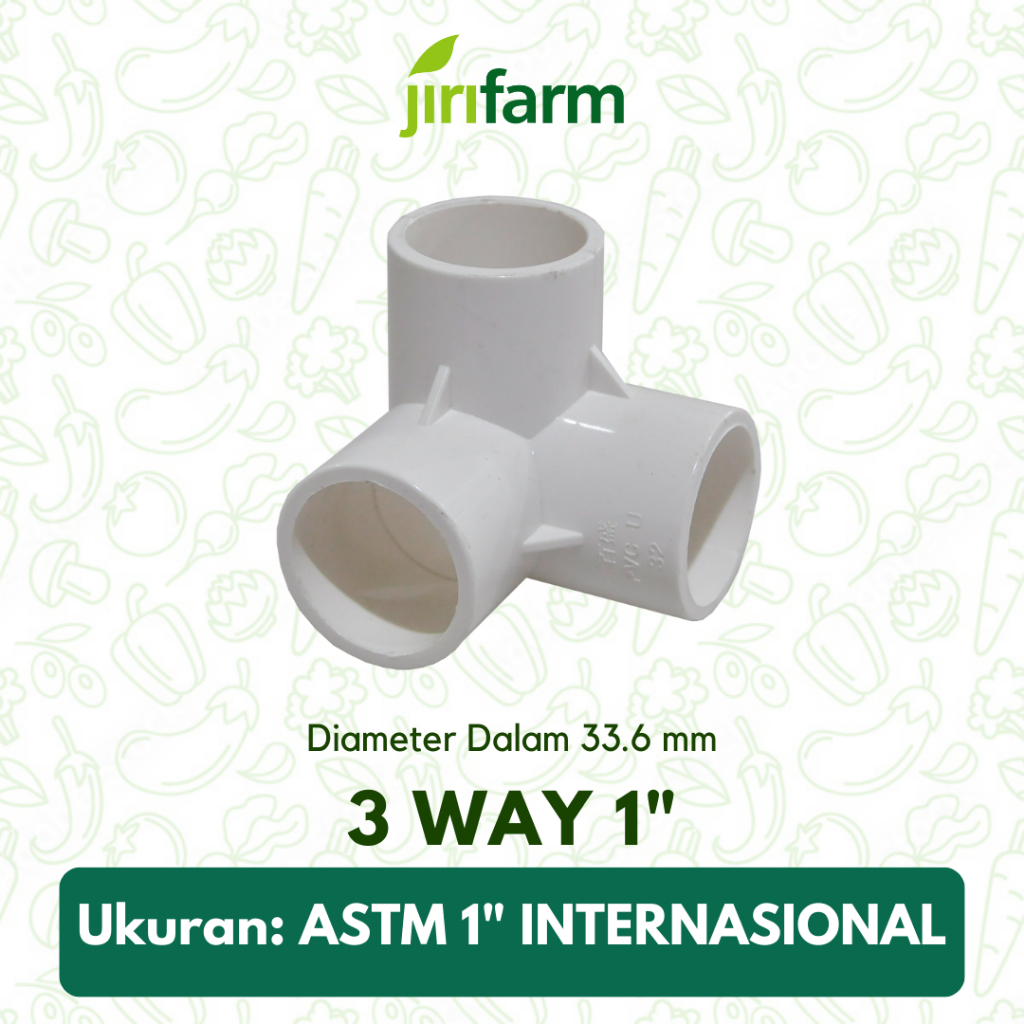 Jirifarm - 1 Inch 3 Way Paralon Pipe Fittings 1" ASTM International ...