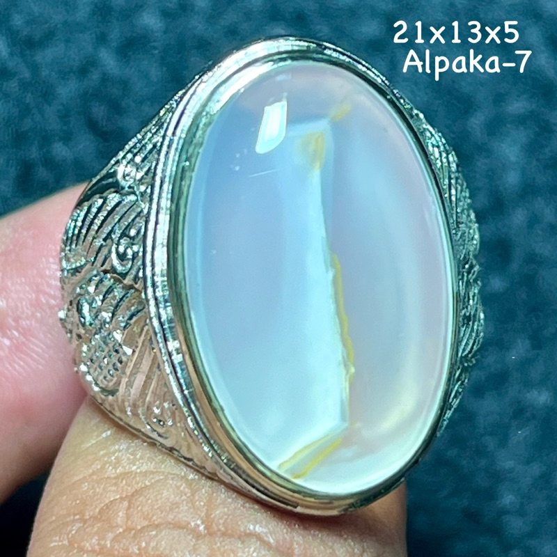 Baturaja Natural Agate Ring (Genuine Natural) | Shopee Malaysia