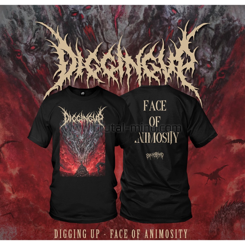 Original DIGGING UP TSHIRT - Face Of Animosity | Shopee Malaysia