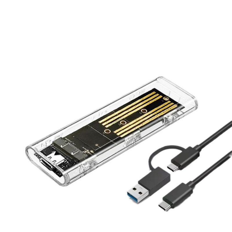Casing / Case SSD M2 M.2 NVME Portable External Enclosure 10 Gbps Usb ...