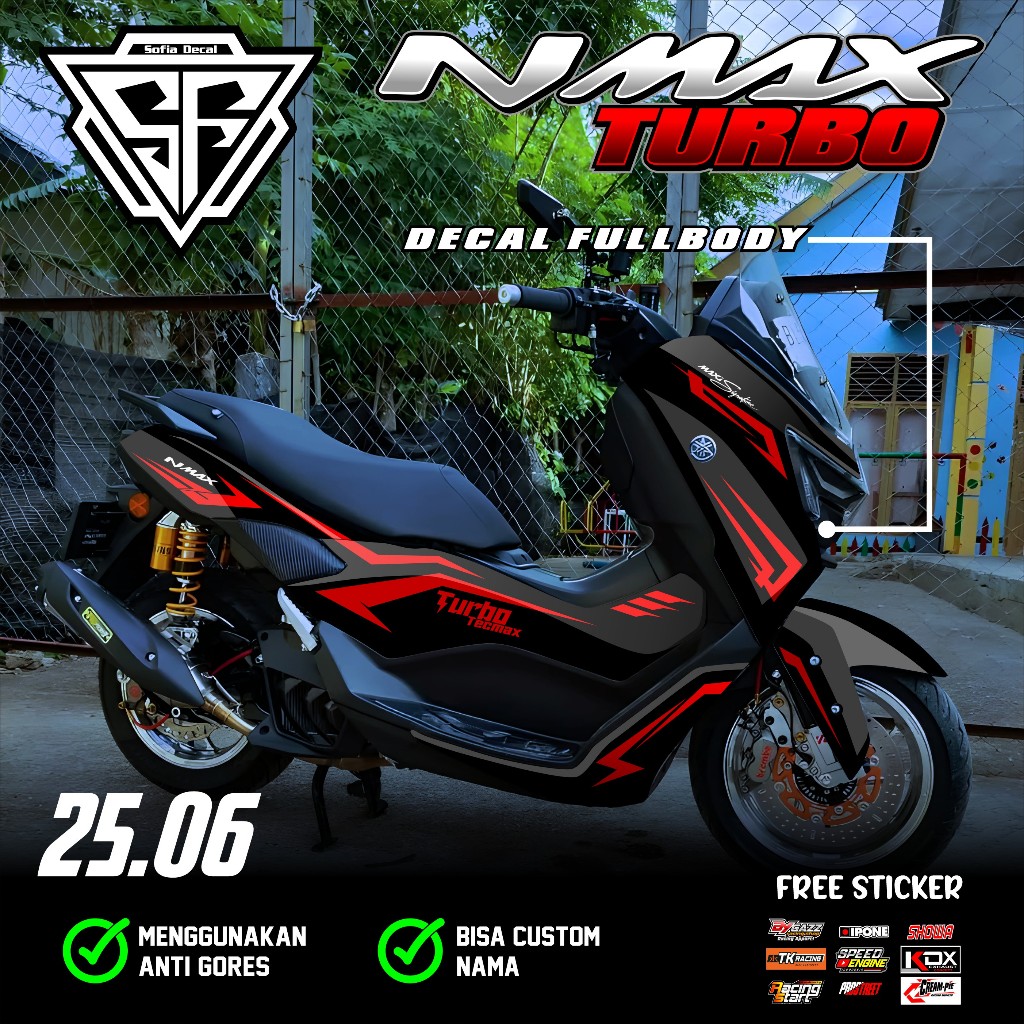 Decal Sticker Yamaha Nmax Turbo Nmax Neo 2024 2025 Full Body Decal ...