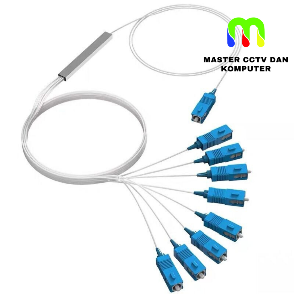 Passive Splitter PLC 1: 8 SC UPC Fiber Optic Passive Splitter Micro 1:8 ...