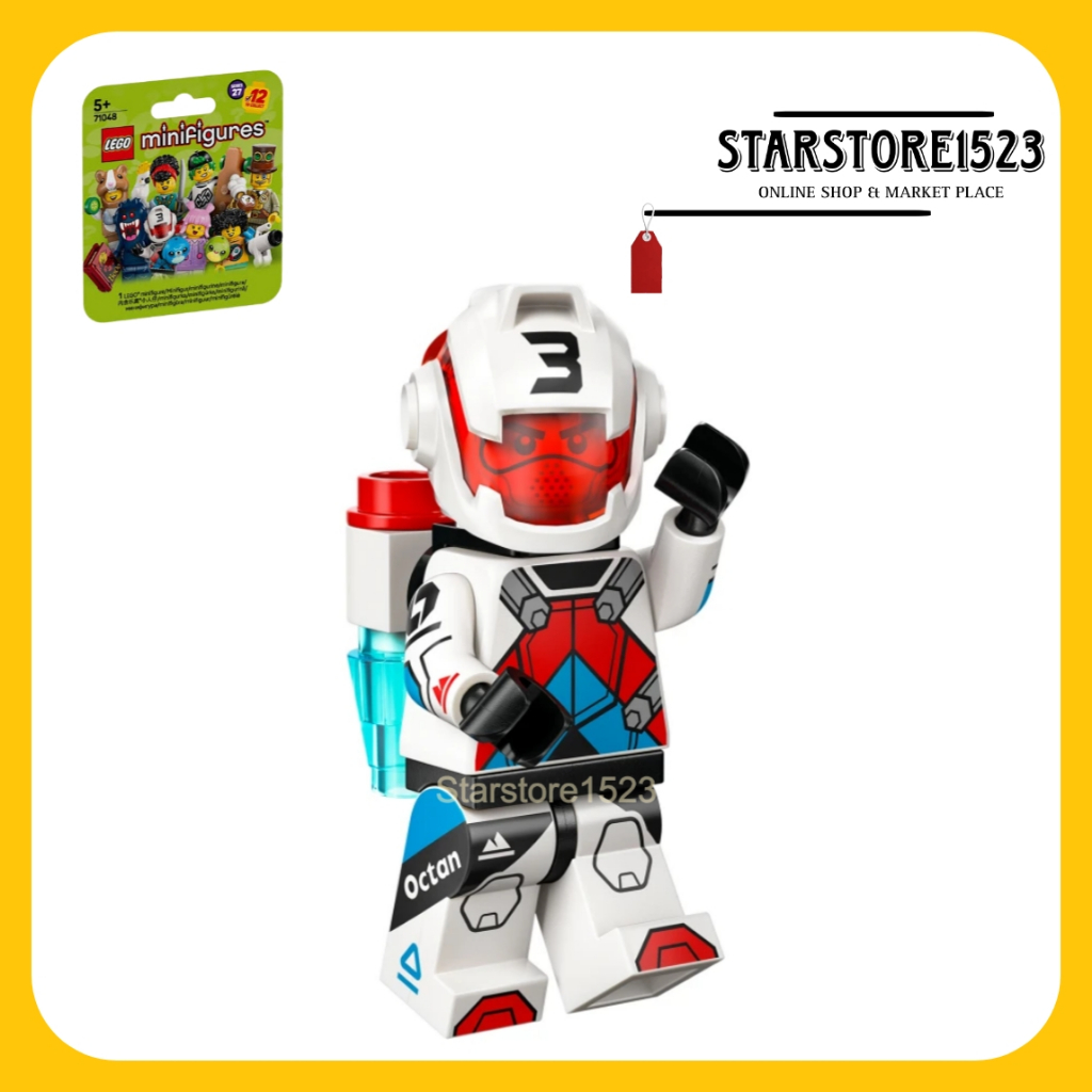 Lego Minifigure 71048 Series 27 - NO.3 Jetpack Racer | Shopee Malaysia