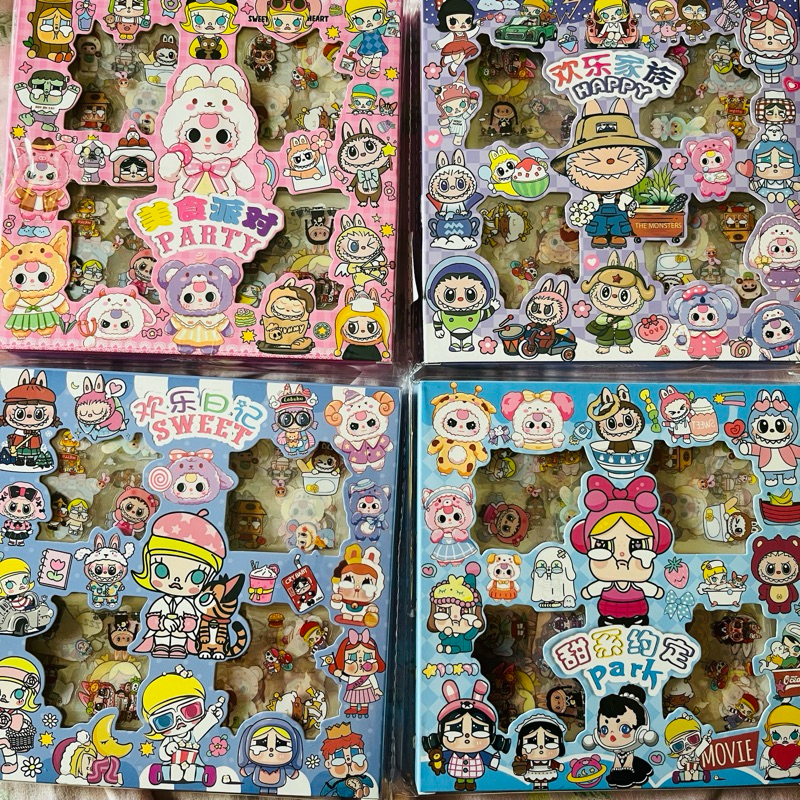 100 Waterproof Box Stickers Sanrio Masu BlackPink Barbie Lotso ...