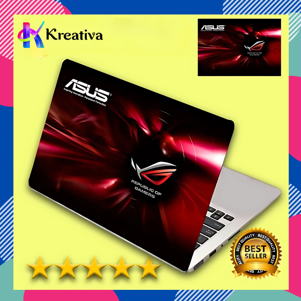 Garskin Laptop art logo ASUS ROG Skin Laptop Stickers | Shopee Malaysia