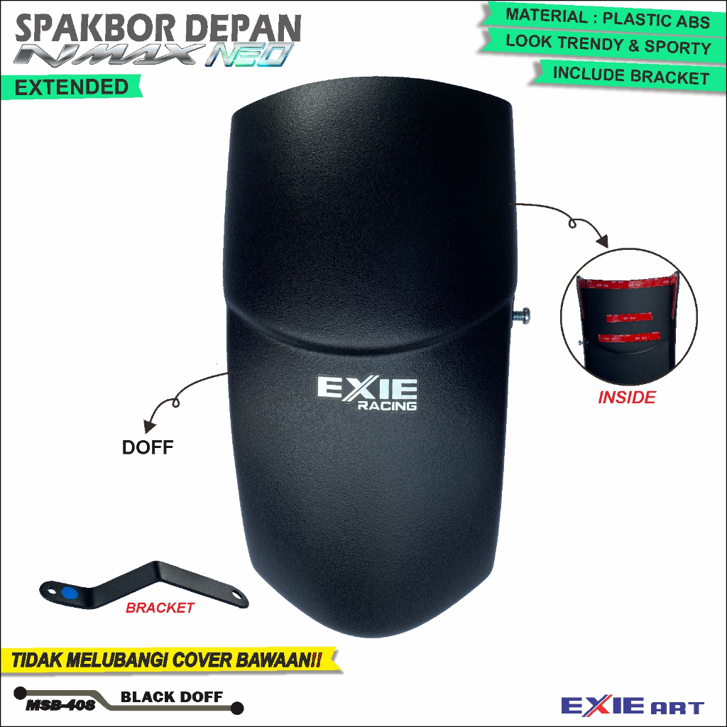 Extended Nmax Neo Turbo Front Fender - EXIE ART Motorcycle Front Fender ...