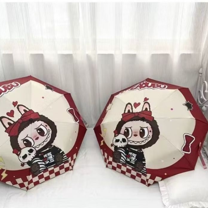 Labubu Folding Umbrella / Kuromi Folding Umbrella / Labubu Character ...