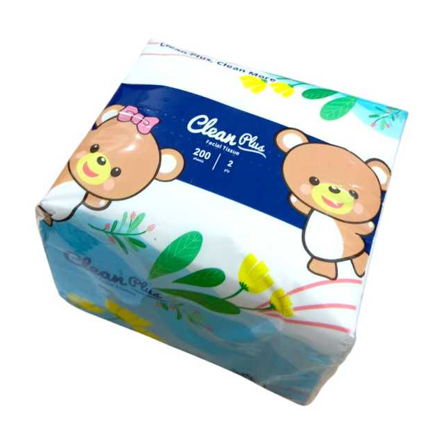 Bear Pop up tissue - Bear Clean Plus Pop up tissue 200 sheets 2 ply ...