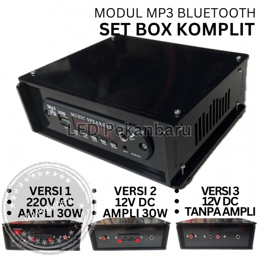 Amplifier MP3 BLUETOOTH ASSEMBLY 2 X 30W / 60W WITH FM MIC RADIO STEREO ...