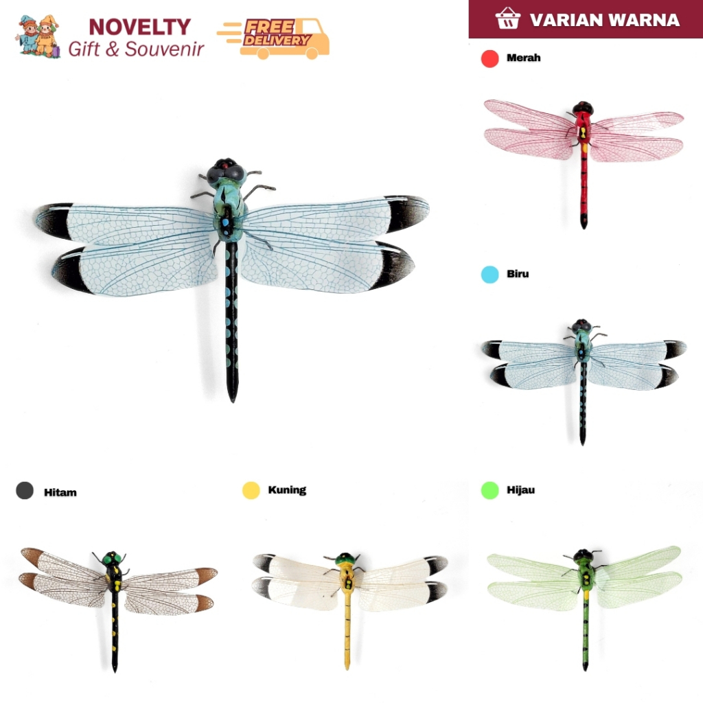 Souvenirs from dragonfly insect refrigerator magnets | Shopee Malaysia
