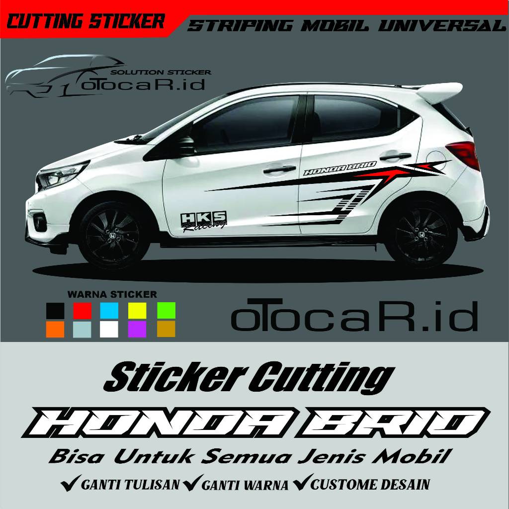Honda brio car body Sticker list cutting Sticker, brio jazz ivtec honda ...