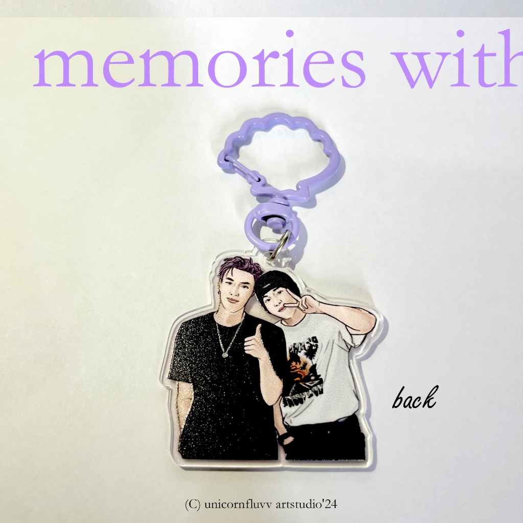 Lay ZHANG XIUMIN Keychain Memories fanart | Unicornfluvv | Shopee Malaysia