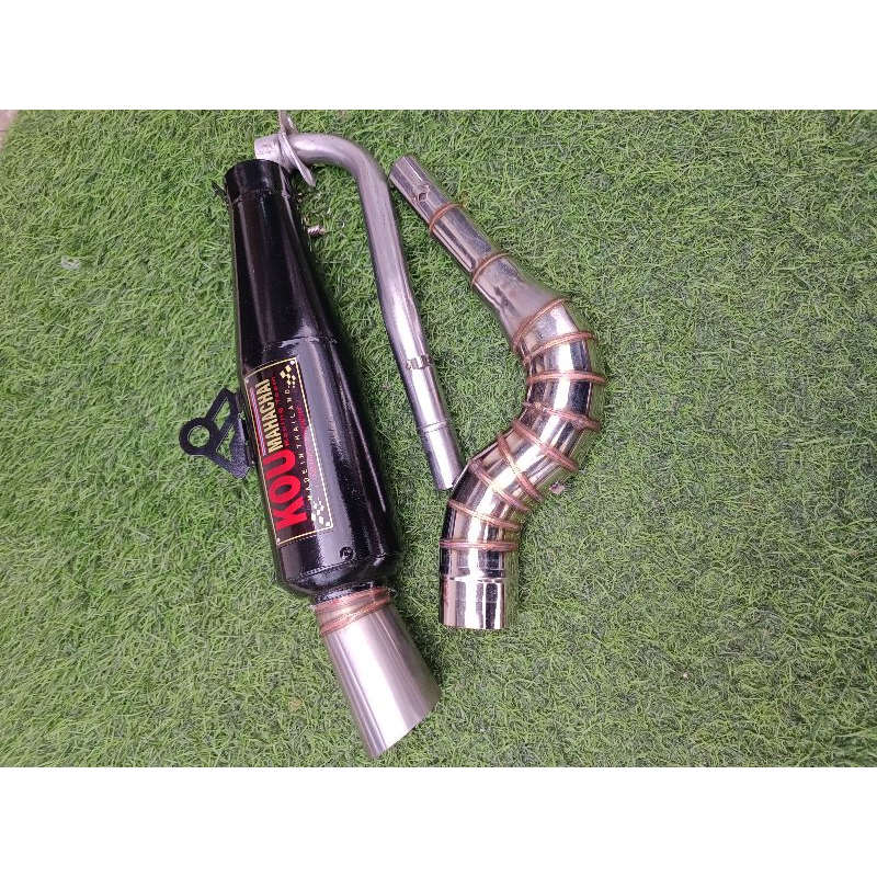 Kou Pipe canister conical open specs exhaust Pipe for Wave 125 Xrm 110/ ...