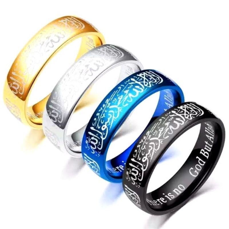 Arabic Letter Calligraphy TITANIUM Ring | Shopee Malaysia