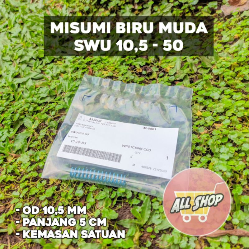 Misumi spring Light blue SWU 10,5-50 / original misumi spring / Mizumi ...