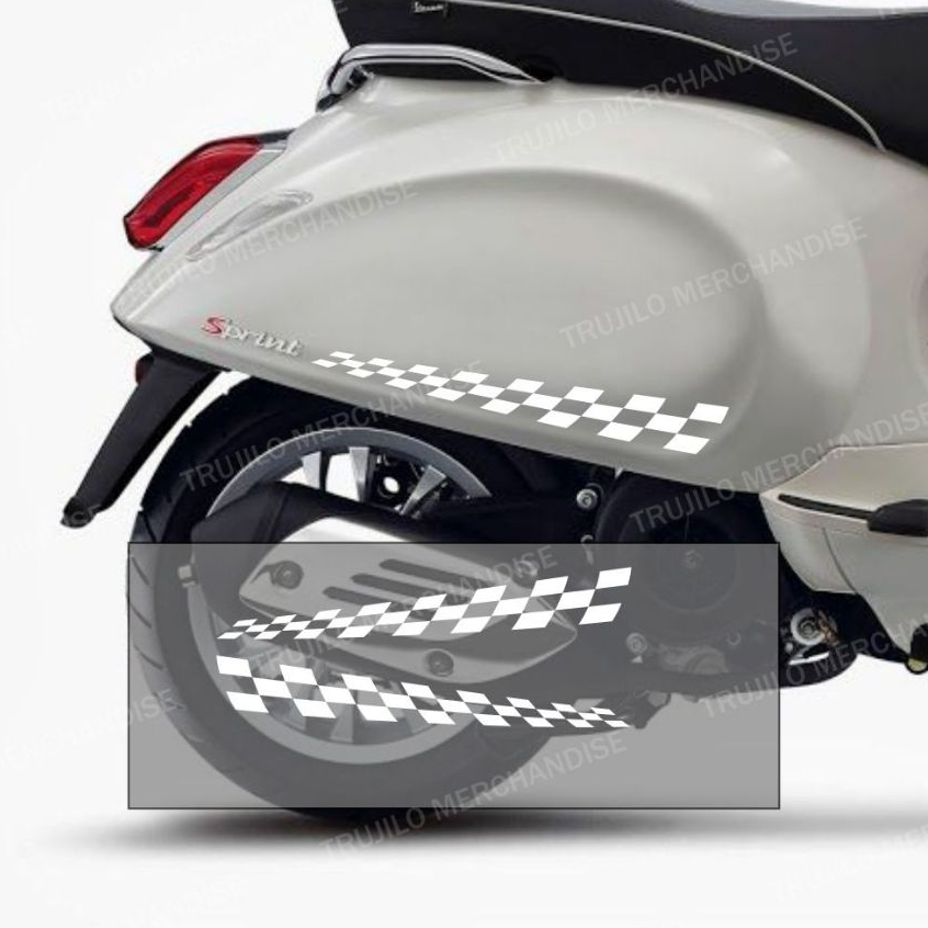 Vespa Sprint Primavera Race Stripe Cutting Sticker | Shopee Malaysia