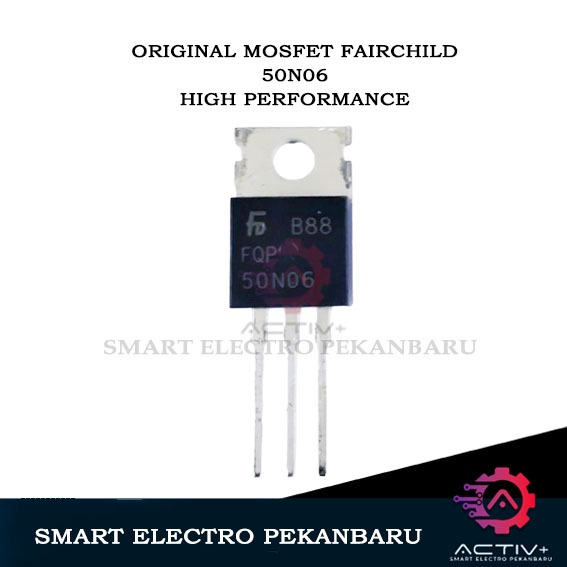 MESIN Original FAIRCHILD 50N06 Small BODY TO-220 60V MAX-50A FQP50N06 ...