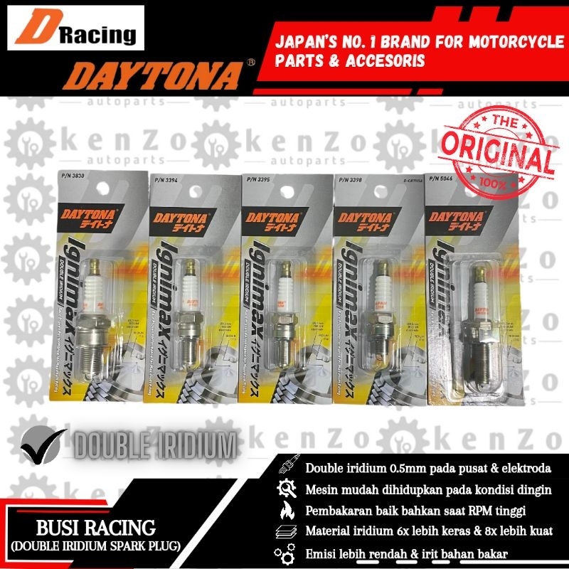 [Original Daytona] Spark Plug Racing Double Iridium Motorcycle Yamaha ...