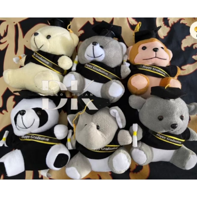Doll Sling Toga Hampers Souvenir Bouquet Graduation Size 15cm Hello ...