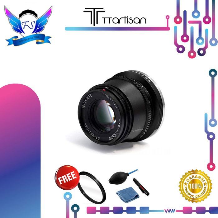 Ttartisan Lens 35mm f1.4 Fuji Fujifilm 7artisan - TT Artisan - FX-mount ...