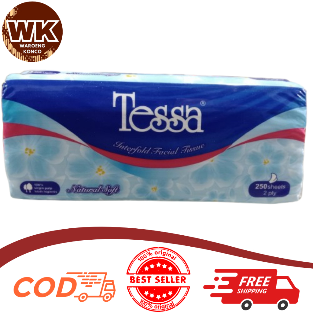 Tessa Facial Tissue 250 Sheets / TESSA Facial Tissue | Shopee Malaysia