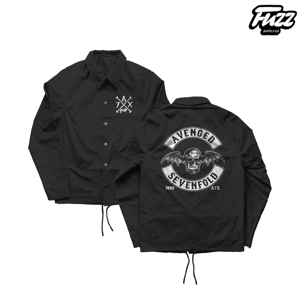 Windbreaker COACH JACKET BAND AVENGED SEVENFOLD | Coach Jacket A7X ...