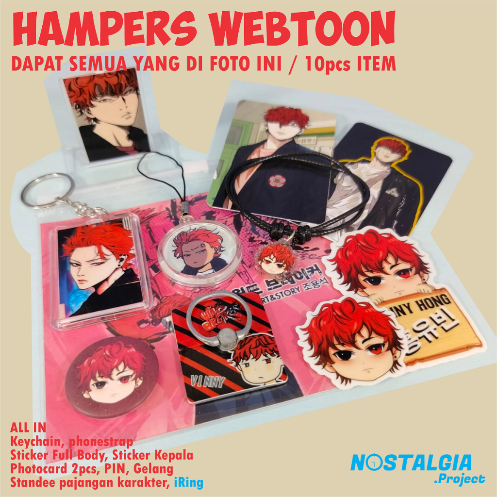 Hampers Aesthetic Webtoon Wind Breaker - Jay Joo's Birthday Gift ...