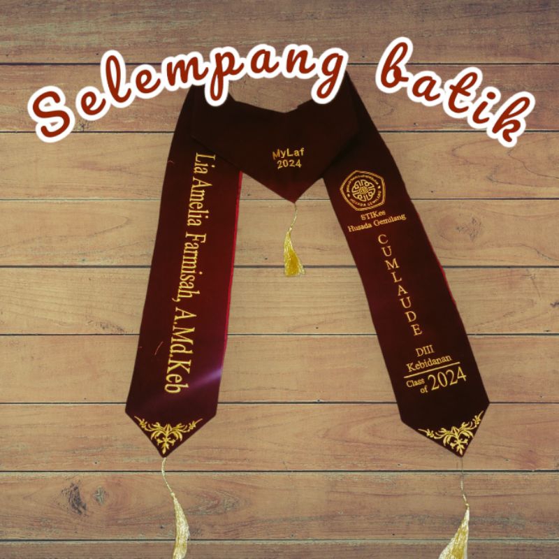 Premium high quality Computer Graduation batik Sling | Shopee Malaysia