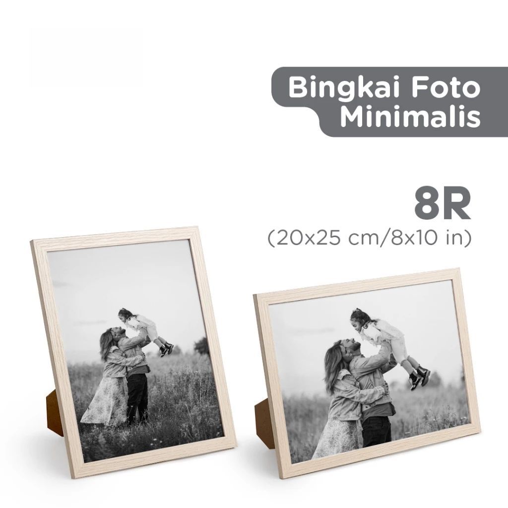 Imago Pro Minimalist Photo Frame 8R (20x25cm) Mica Frame Frame | Shopee ...