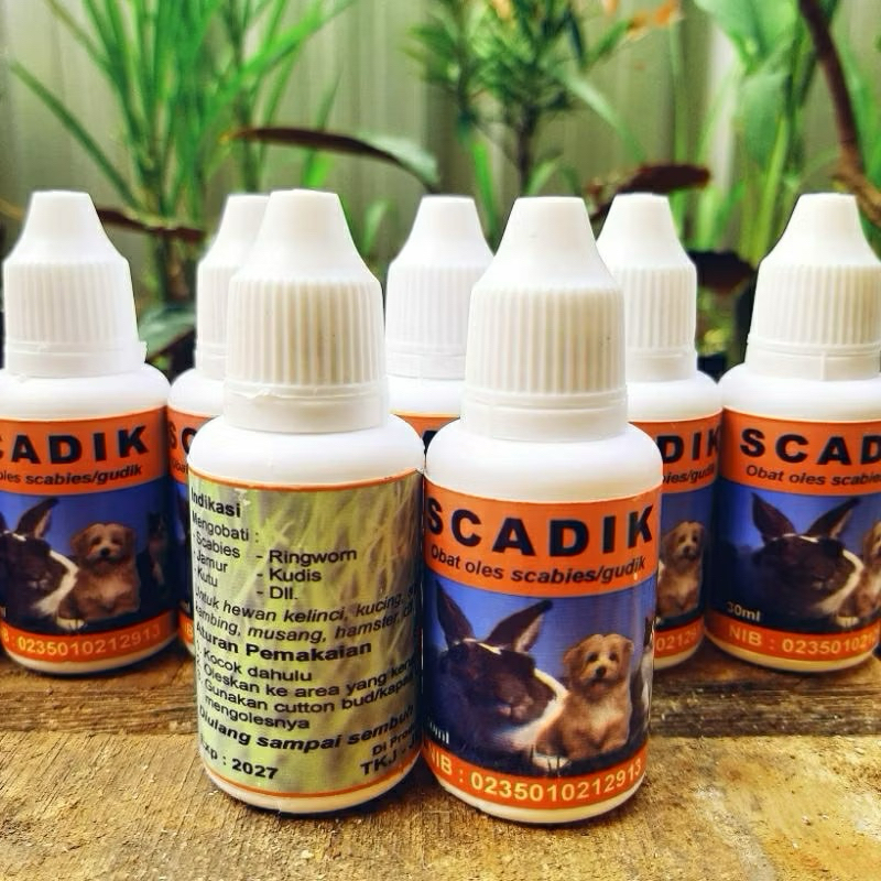 Sdik topical scabies gudik for rabbits cats ferrets hamsters goats ...