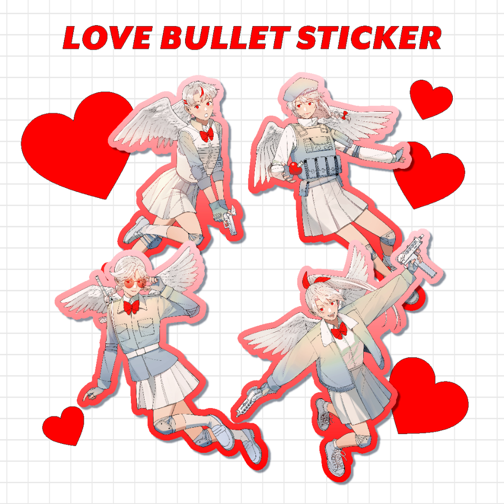 Love BULLET Stickers/FANART by crumby_joy | Shopee Malaysia